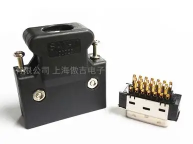 SAN M SCSI 26P 교체 3M 10326 솔더 유형 SCSI 케이블 커넥터 금 도금 SCSI 커넥터 서보 모터 ...