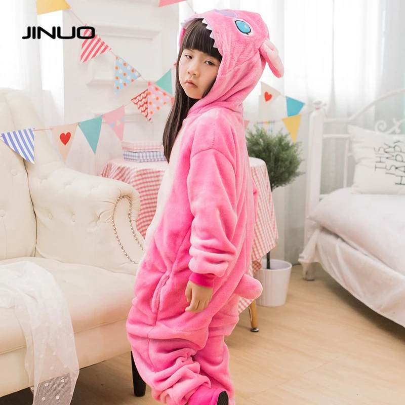 Winter Children Funny Animal Pajamas Kids Onesies Sleepwear Baby Boys ...