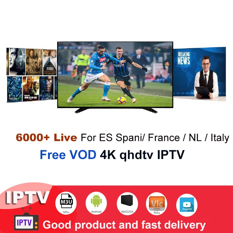 Iptv 6000 + 라이브 이탈리아 영국 독일어 프랑스어 spanishfor 안드로이드 박스 스마트 tv 4 k hd 채널 tv 박스 안드로이드 9.0|셋톱박스 ...