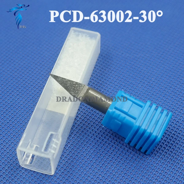 High Precision Cnc Router Engraving Bits 1pc 30 Degree 6mm Pcd Bit