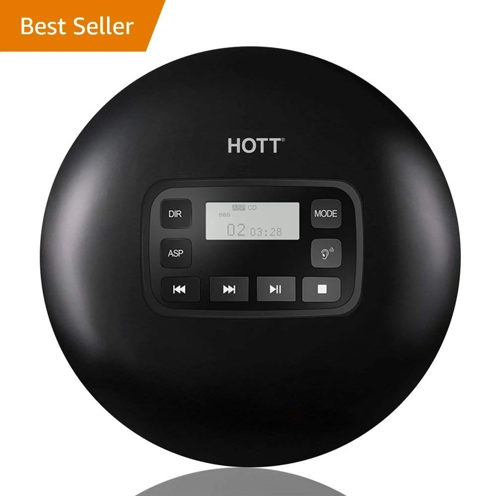 Portable Cd Player, Hott Cd611 Personal Compact Disc Player With Lcd ...