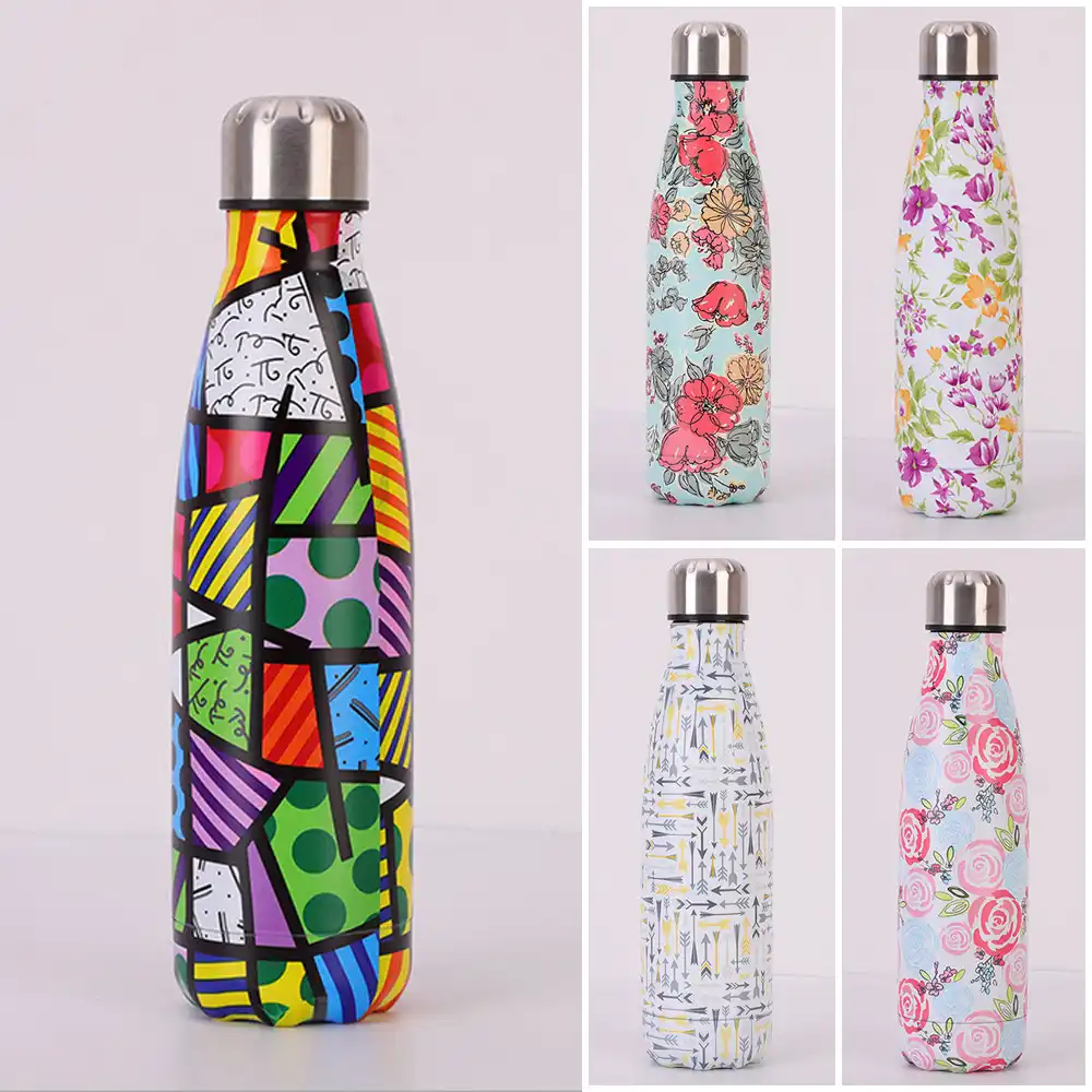 Stainless Steel Water Bottle Vacuum Insulated Flask Thermal Sport ...