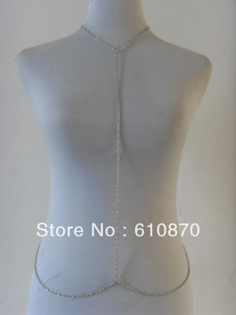 Fashion Simple Bikini Beach Crossover Harness Necklace Waist Belt Belly