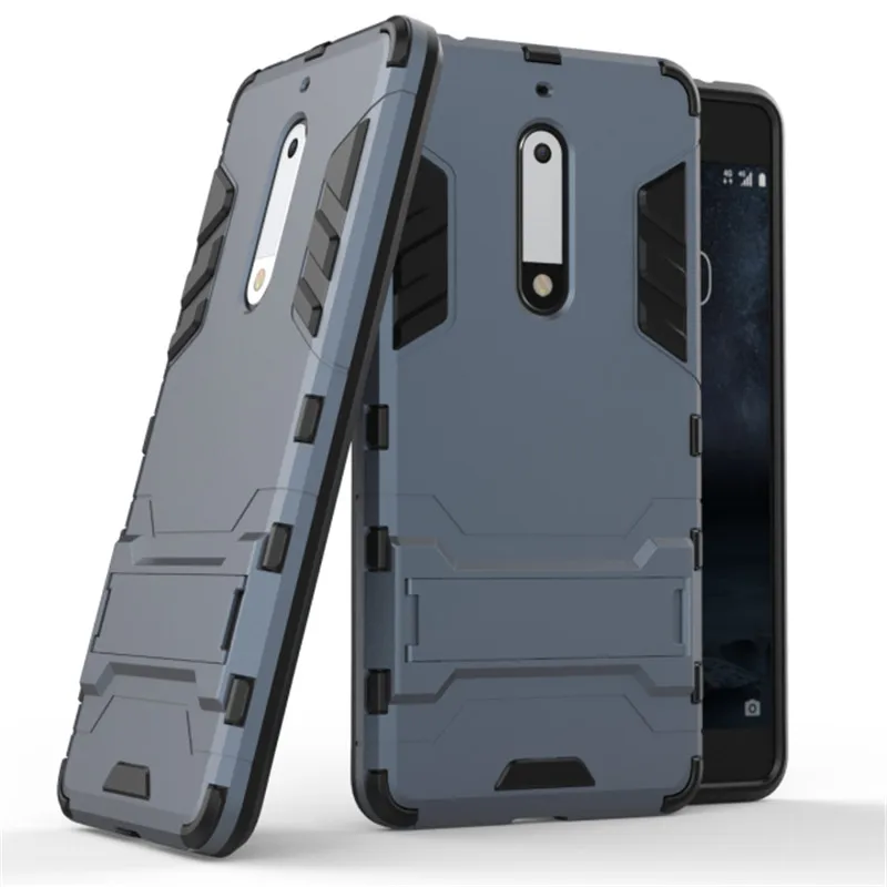 for nokia 5 tpu&pc phone cases 2in1 Shockproof Rugged combo Armor case ...