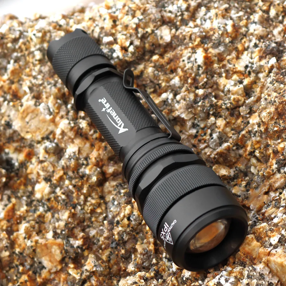 Alonefire G910 Waterproof Zoom Torch Cree Xml-t6 Led Adjustable Zoom ...