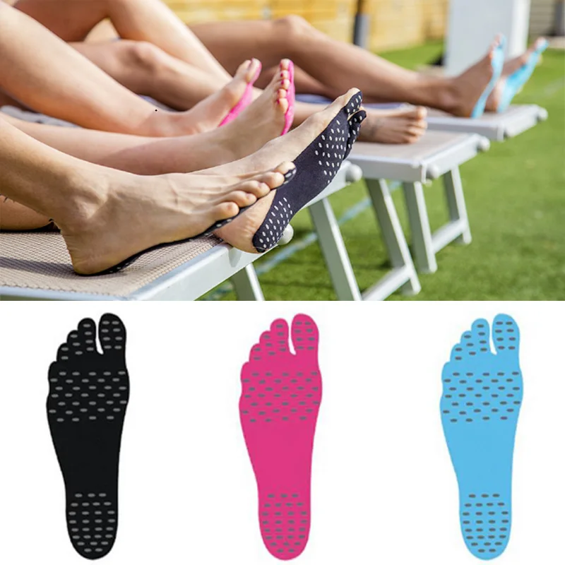 Waterproof and Anti Slip Feet Pads Sticky Adhesive swimming Feet Pads ...