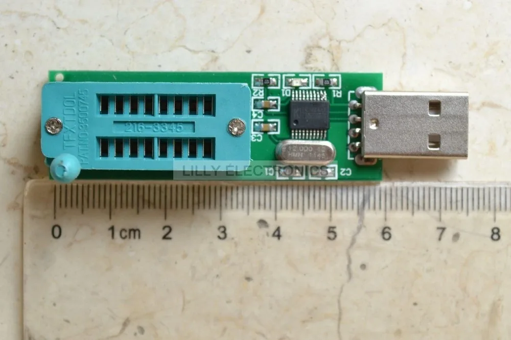 24CXX 24LCXX Programmer EEPROM Reader Writer+24C02 + SOP to DIP Block ...