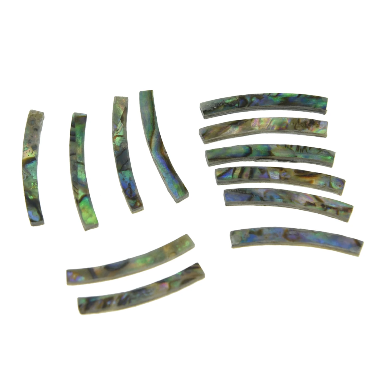 KAISH Ukulele Rosette Paua Abalone Curved Strips Ukulele Sound Hole ...