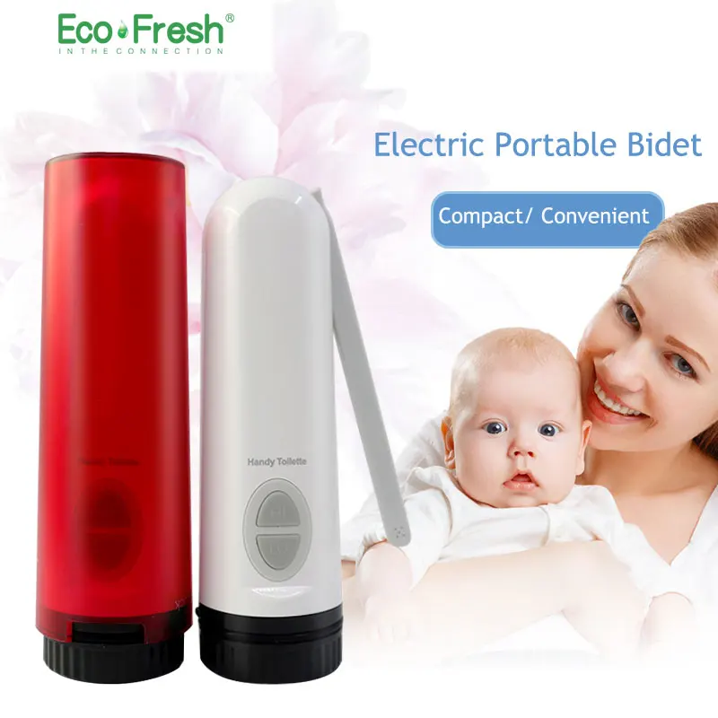 Ecofresh Handheld Electric Portable Bidet private parts wash baby butt ...