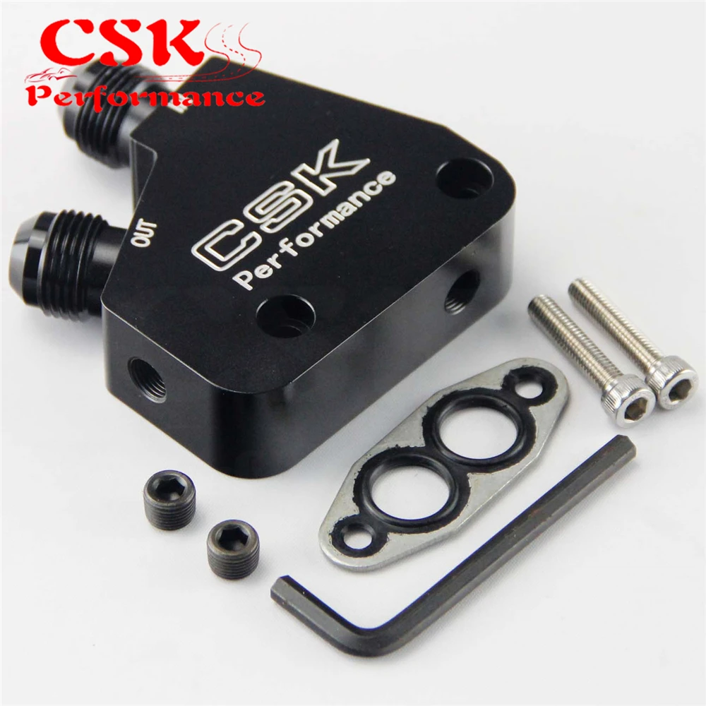 AN10 Male Oil Cooler engine Adapter Fits For LS1 LS2 LS3 Commodore VT ...