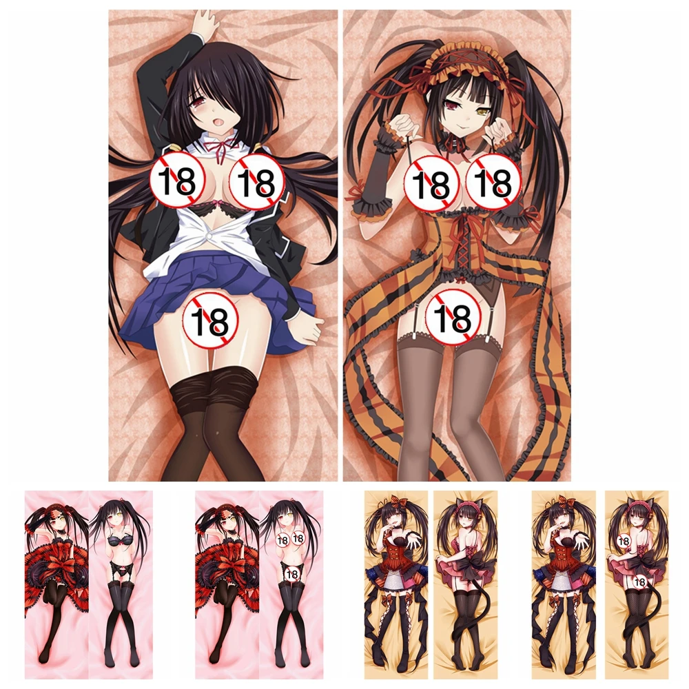 Date A Live Dakimakura Kurumi Tokisaki Anime Hugging Body Pillow Case New Ver Collectibles