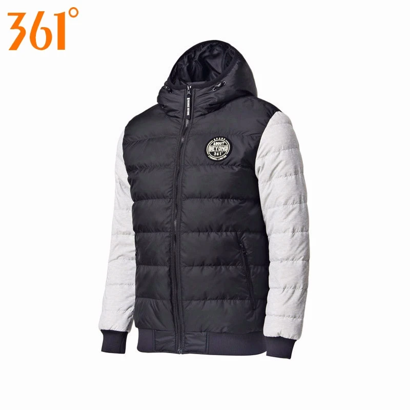 361 Winter New Men Down Jacket Warm Slim Fit Sports Coat Sportswear ...