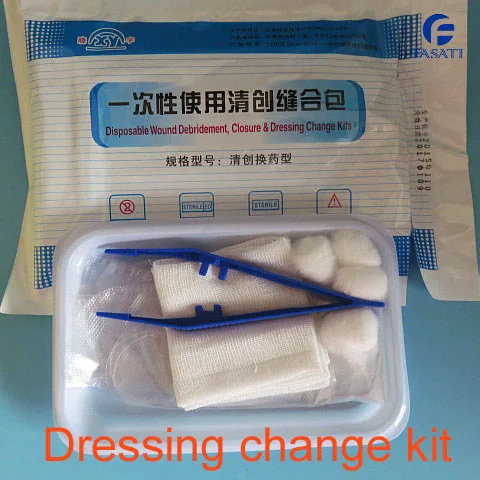 10pcs Medical Disposable Dressing Change Kit Gauze Package Bag Medpac ...