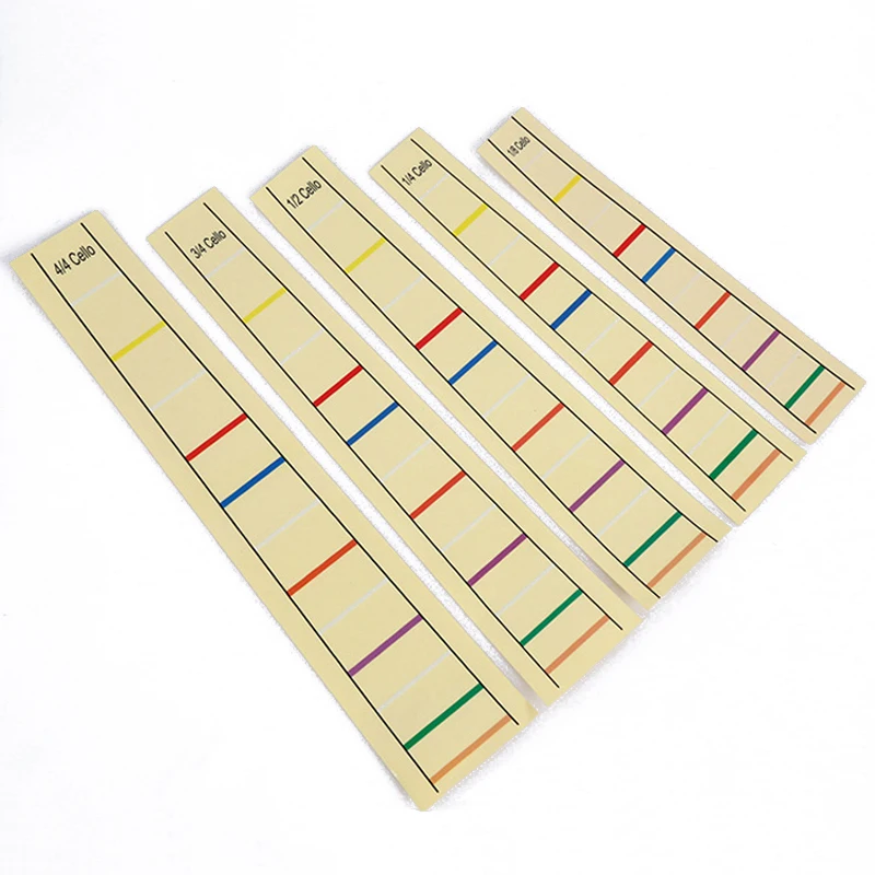 Cello Fiddle Fingerboard Fret Guide Label Finger Chart Beginner Cello