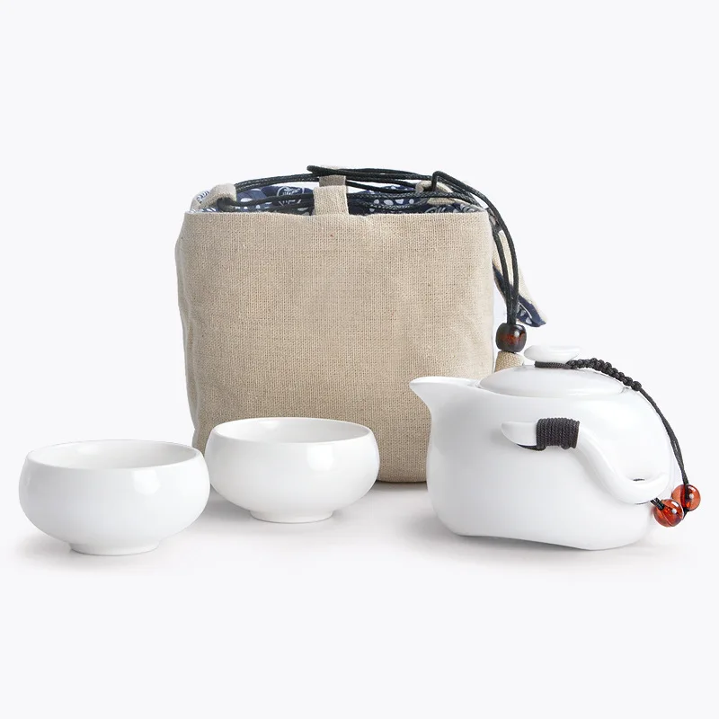 Penguin Teapot Outdoor Portable Travel Set Ding Kiln Ceramic Porcelain ...