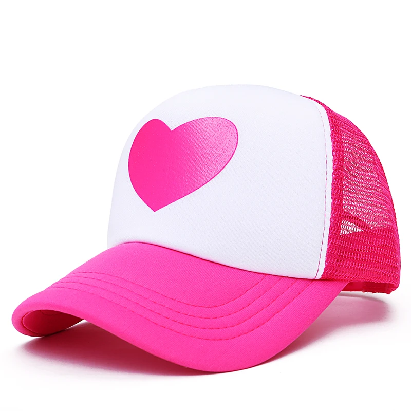 VORON 2017 New Cute pink Rose baseball Cap for Women with Mesh Summer ...