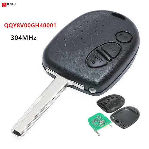 Keyecu 3 Button 304mhz Remote Key Fob For 2004 -2006 Pontiac Gto Fcc ...