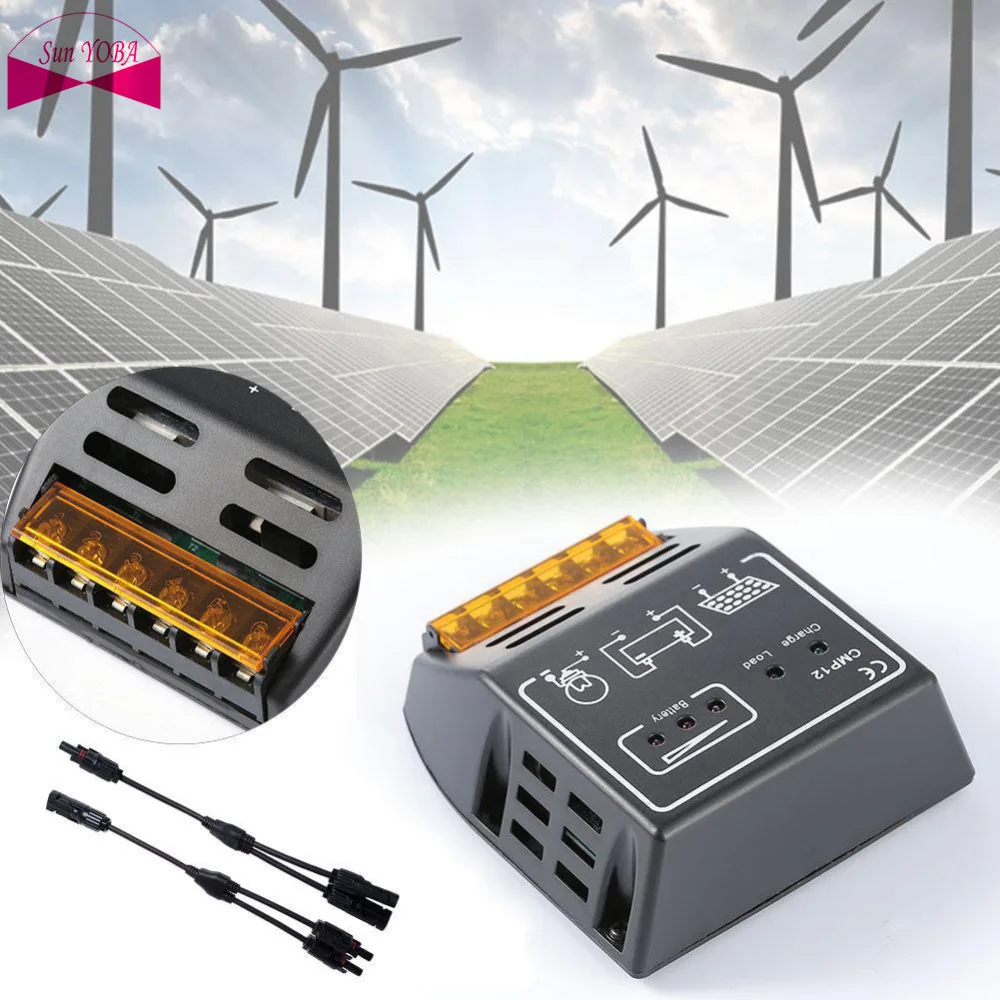 20A Intelligen Solar Panel Battery Regulators Charge Controller 12V/24V ...