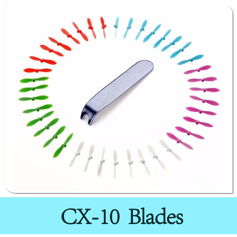 40pcs-CX-10-Blade-Propeller-and-U-Wrench-for-Cheerson-CX-10A-CX-10W-CX ...