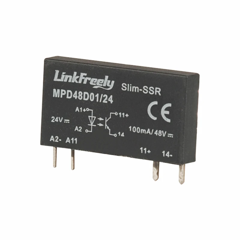 MPD48D01/24 4 Pin PCB Micro Voltage Relay Switch Module 24V DC In 48VDC ...