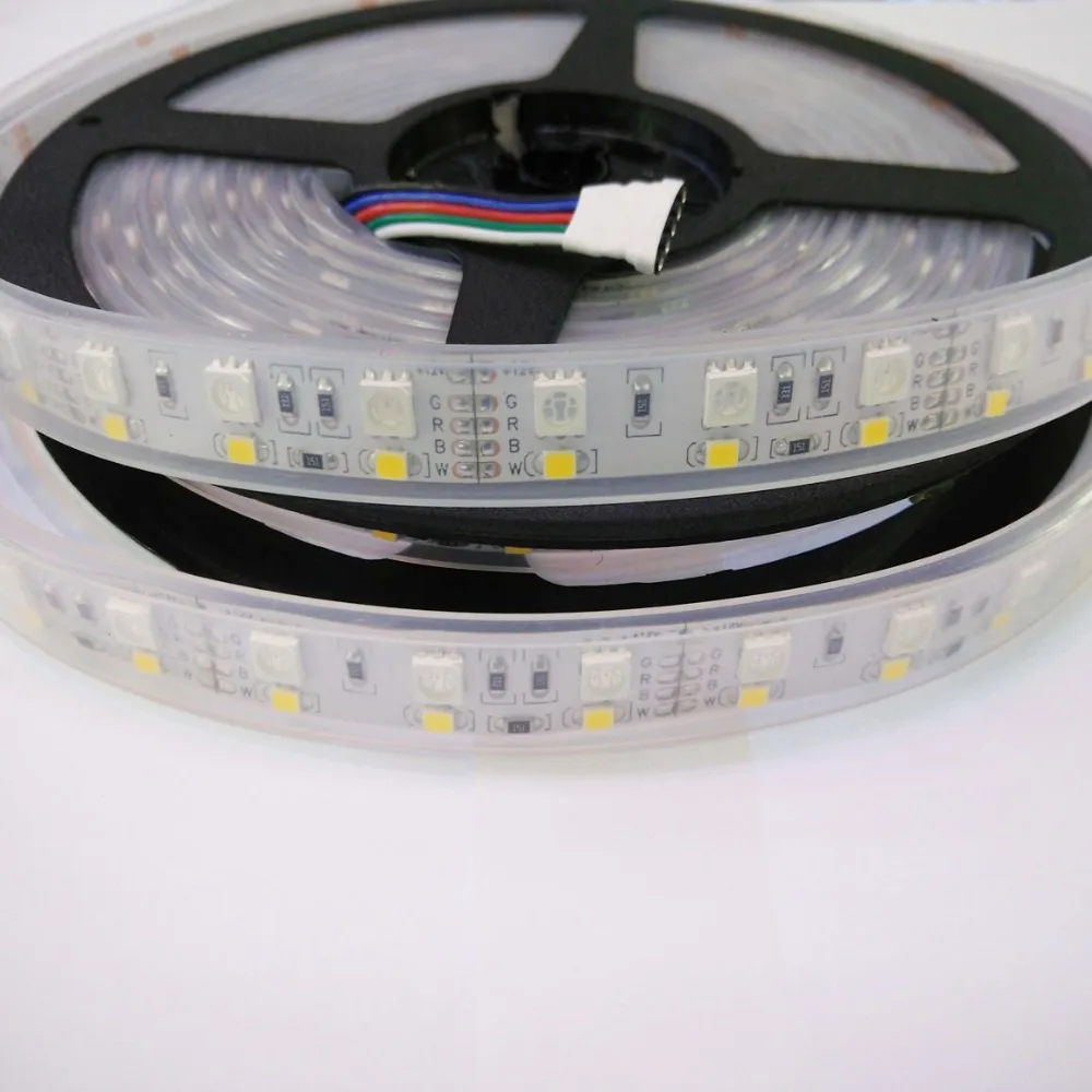 Double row 600LED,FREE DHL 50m/lot 5050&2835SMD RGBW LED strip,RGB+WW ...