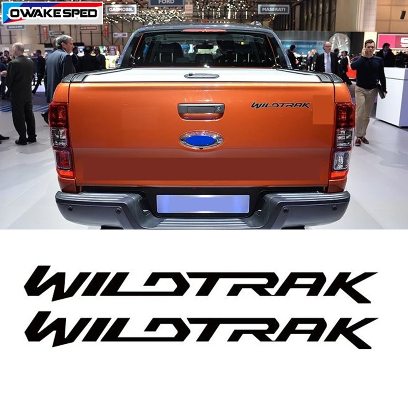 2pcs Wildtrak Graphic Decal Car Rear Tailgate Decor Stickers For Ford ...