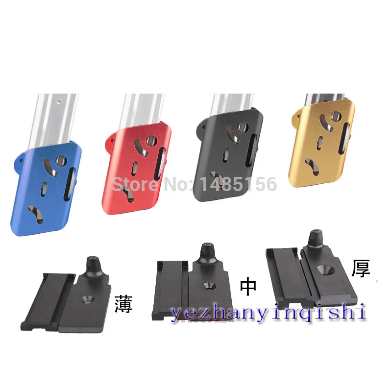 CNC Airsoft Aluminium IPSC 360 Degrees Rotate Magazine Pouch For Glock ...