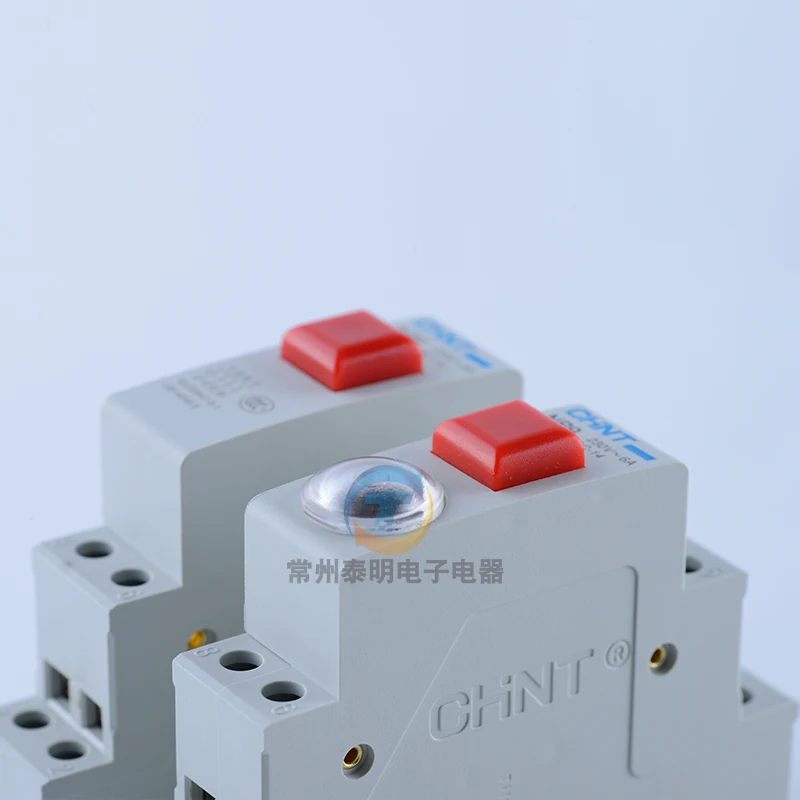 CHINT CHNT NP9 push button switch card DIN rail button switch reset ...