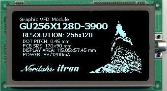 VFD-fluorescent-display-VFD-module-VFD-module-plasma-screen-GU256x128D ...