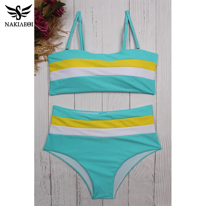 Nakiaeoi 2019 New Summer Bikinis Women Swimsuit Brazilian Bikini Set