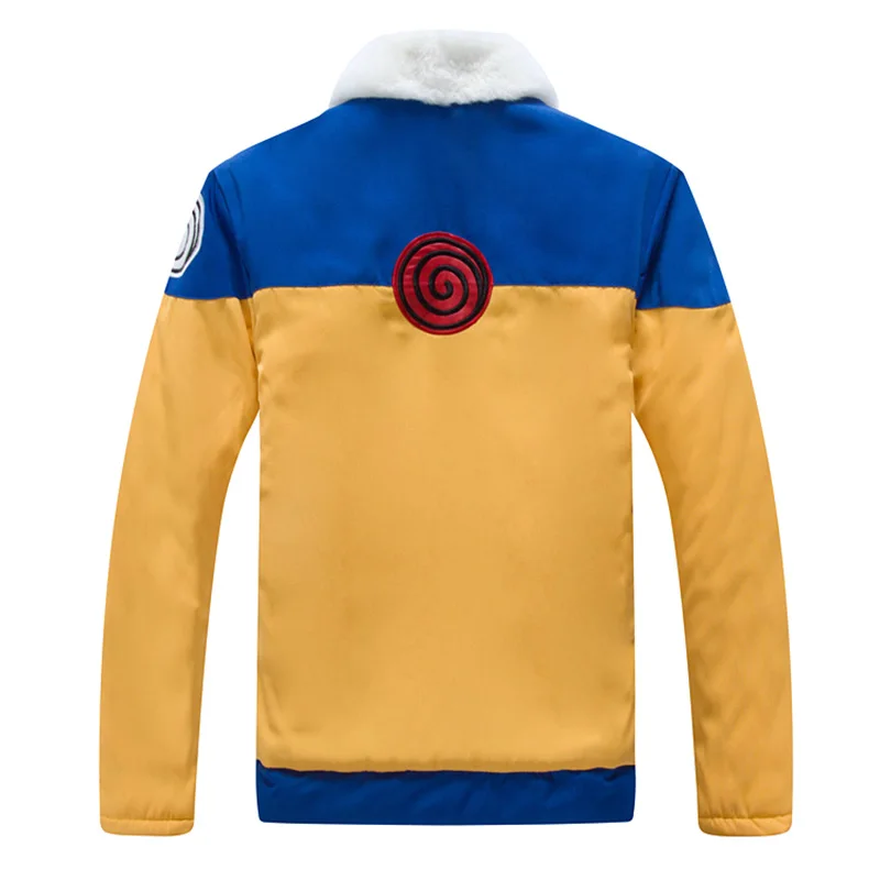 NARUTO Shippuden Uzumaki Naruto Ninja Cosplay Jacket Coat Winter ...