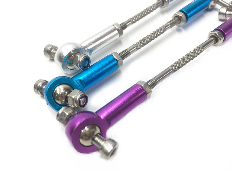 6Pcs-M3-3mm-Pull-Rod-Linkage-W-Aluminum-Ball-Ends-Connectors-Joints ...