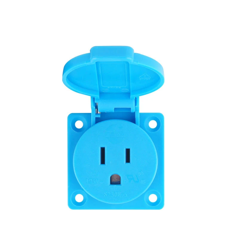 2pcs Us Standard Kedu S230e-5 125v 15a Waterproof Socket Wall Socketes ...