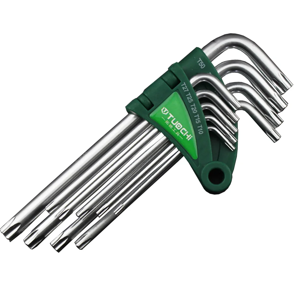 9Pcs L Type Screwdriver Double End Hex Wrench Set Allen Key Hexagon ...