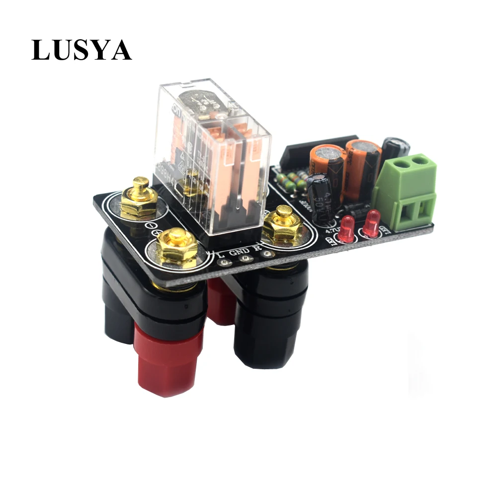 Lusya UPC1237 speaker protection board directly mounted on the chassis ...