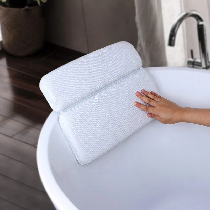 PVC Foam Sponge Bath Pillow Anti Slip Bathtub Headrest Soft Bathroom PVC Foam Sponge Bath Pillow Anti Slip Bathtub Headrest Soft Bathroom