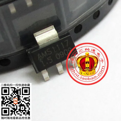 1117 1.5V power IC buck IC linear regulator LDO AMS1117 1.5 SOT 223 HNT ...