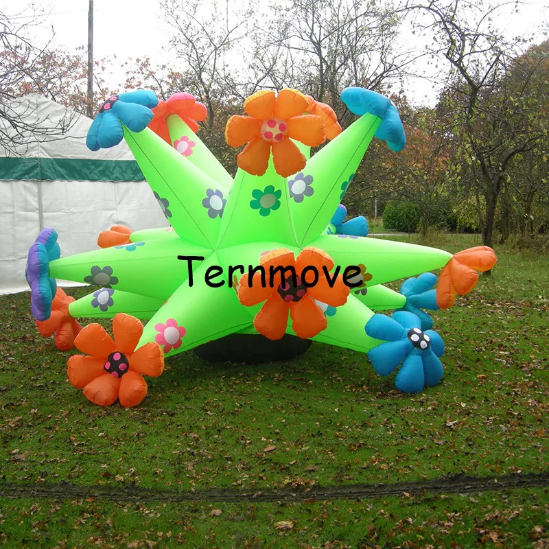 inflatable blower stand,outdoor advertising inflatable flower models ...