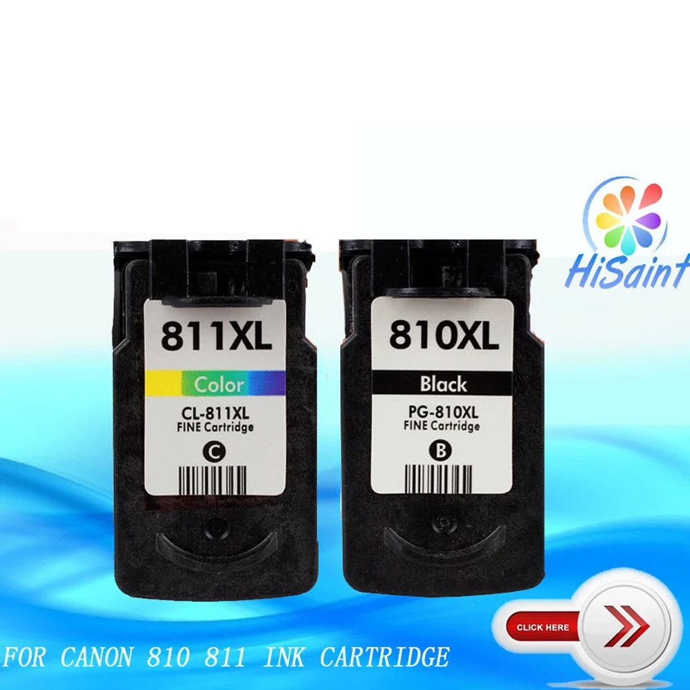 Compatible for canon PG 810 CL 811 ink cartridge black and color pg 810 ...
