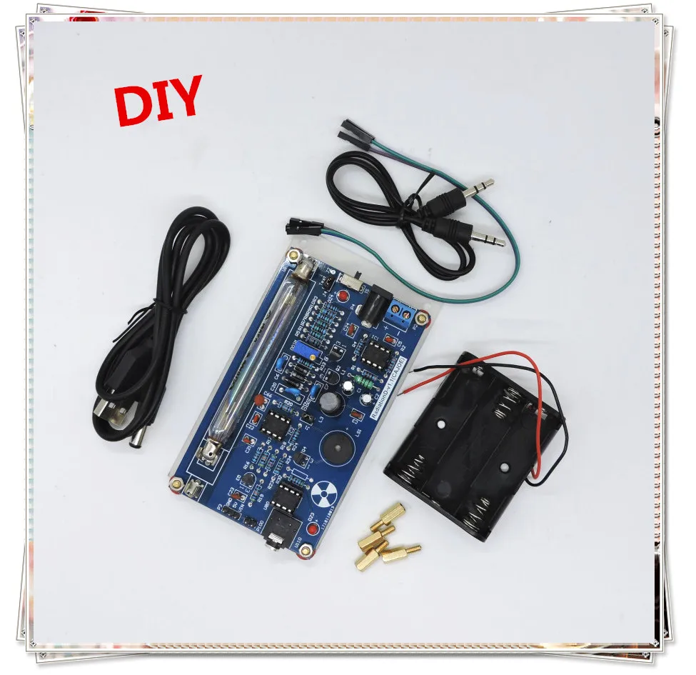 Assembled Diy Geiger Counter Kit Nuclear Radiation Detector Beta Gamma