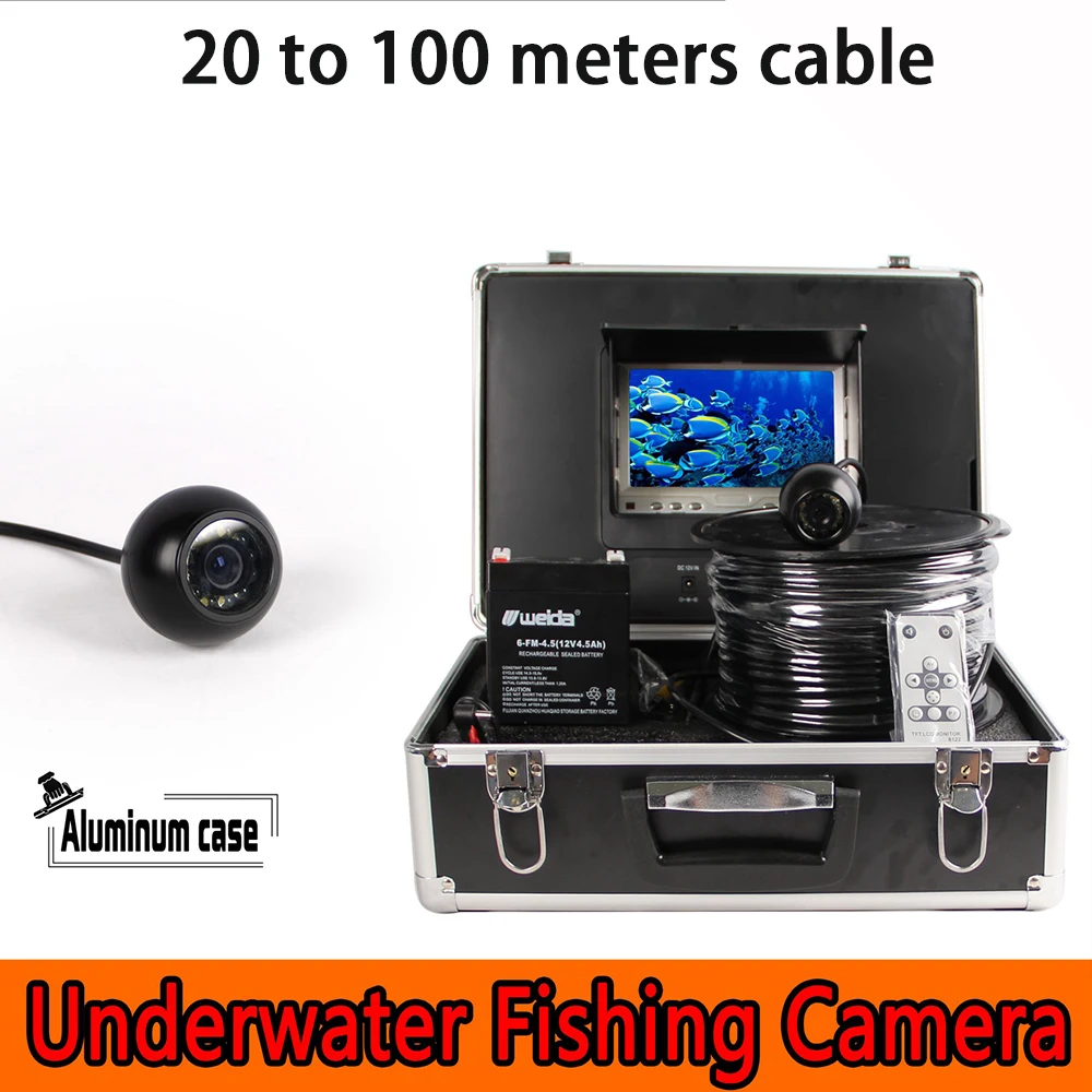 New Underwater Camera System HD 1000TVL 7 inch color panel Night ...
