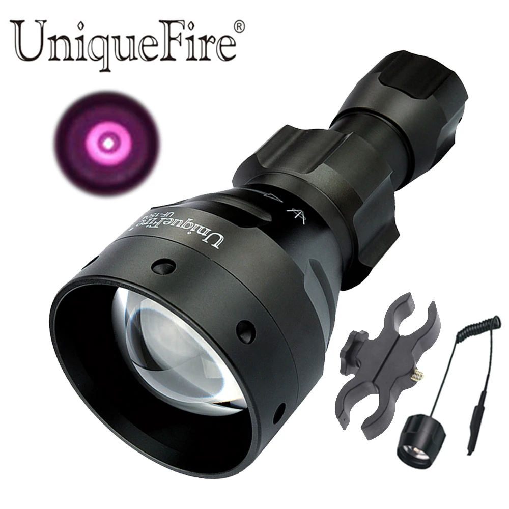 Uniquefire 1504 Ir 940nm Led Flashlight Tactical 67mm Convex Lens ...
