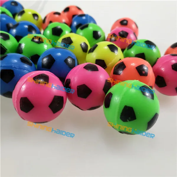 Free shipping 100PCS colorful 25mm basketball natural rubber bounce ...