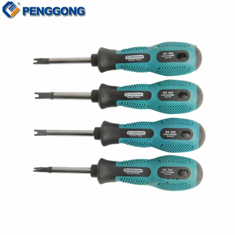 PENGGONG 4 Pcs Obeng Set Obeng Bits U Garpu Jenis Magnetic Slotted ...