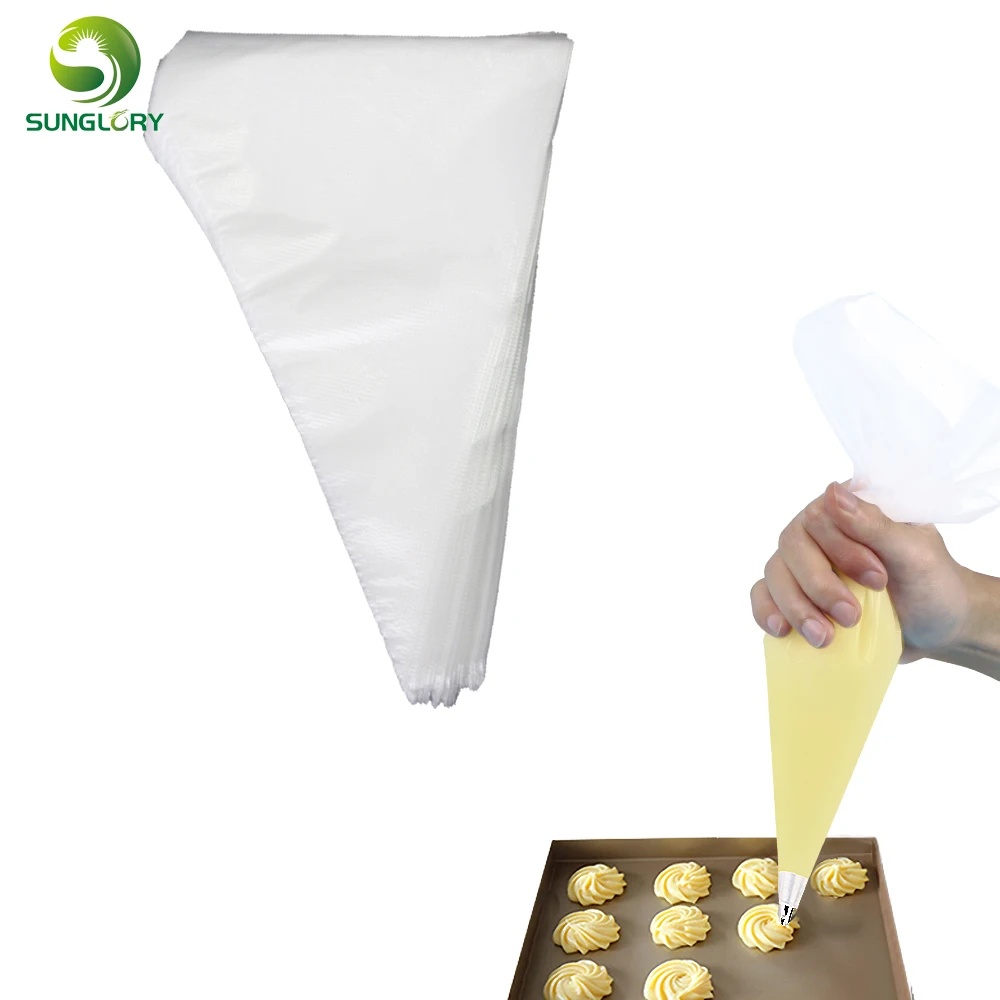 100 Disposable Pastry Cupcake Cake Icing Piping