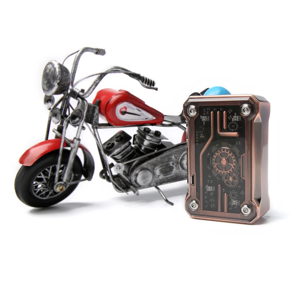 Original Teslacigs Punk 220W Box Mod Tesla Vape Powered By Dual 18650 ...