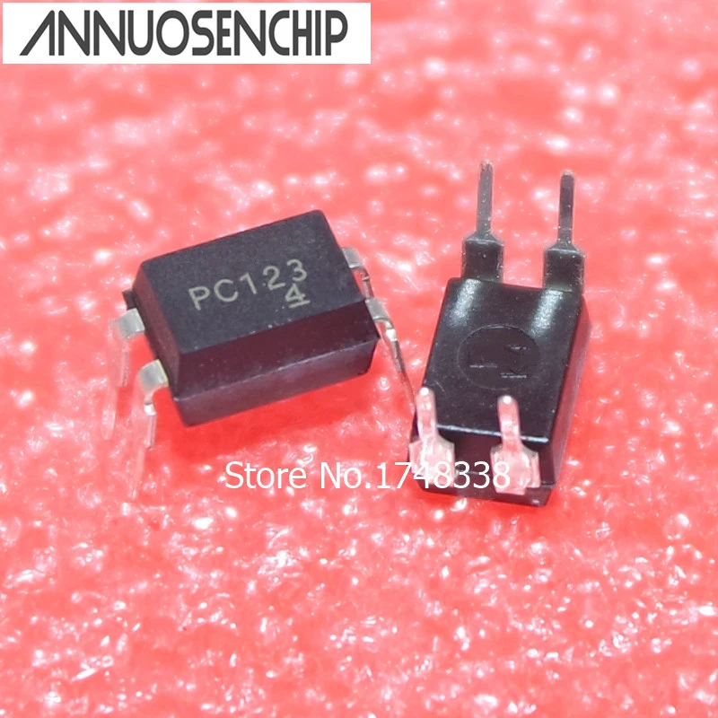 Free shipping 10PCS PC123 Optoisolator Photocoupler Optocoupler DIP 4 ...