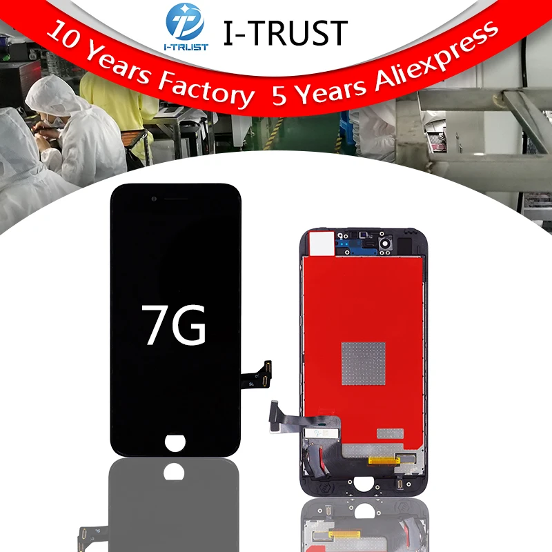 50PCS Grade A+++ LCD For iPhone 7 7G LCD Replacement Touch Screen ...