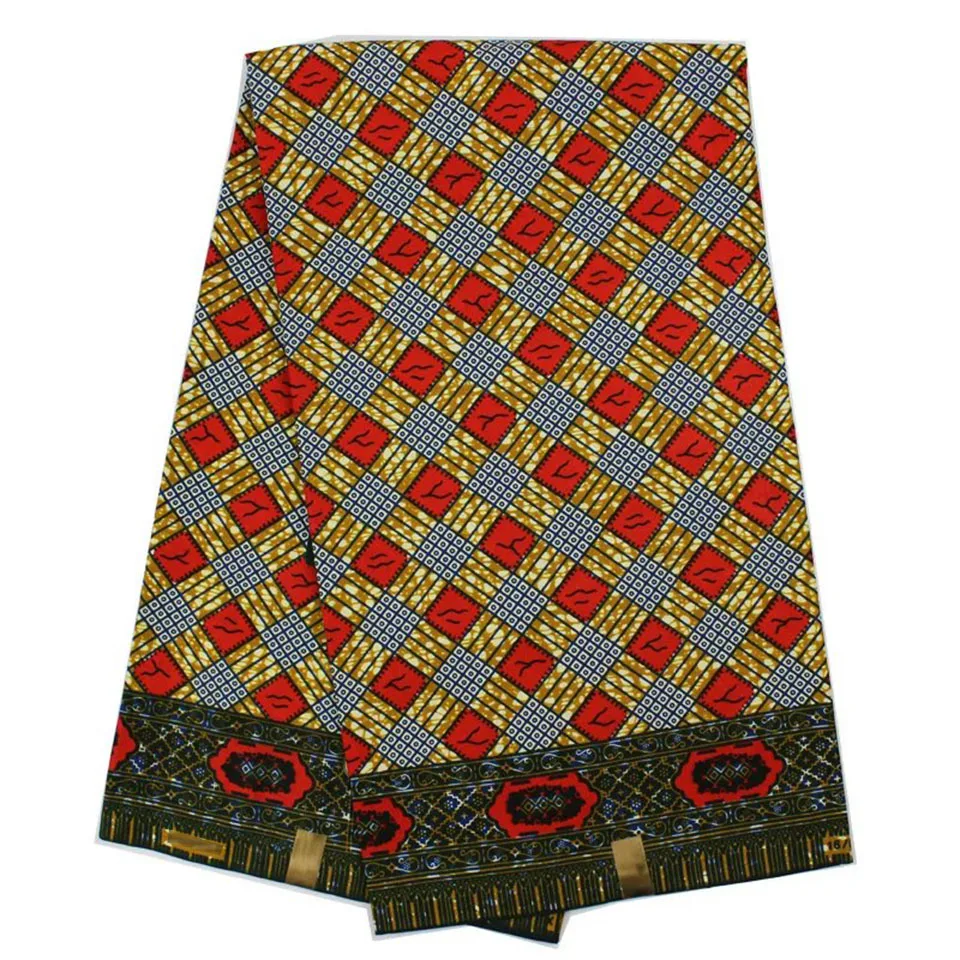YBGHA 75 2 high quality African cotton wax fabric,Multi colored English ...
