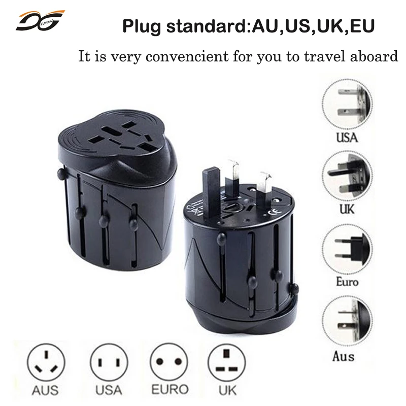 All in One Universal International Plug Adapter Worldwide Travel AC ...